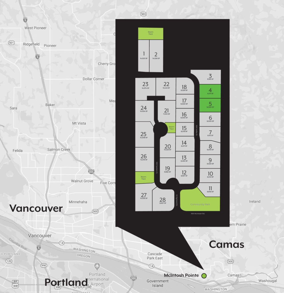 McIntosh Pointe, Luxury Custom Homes, Camas, WA | Kingston Homes LLC